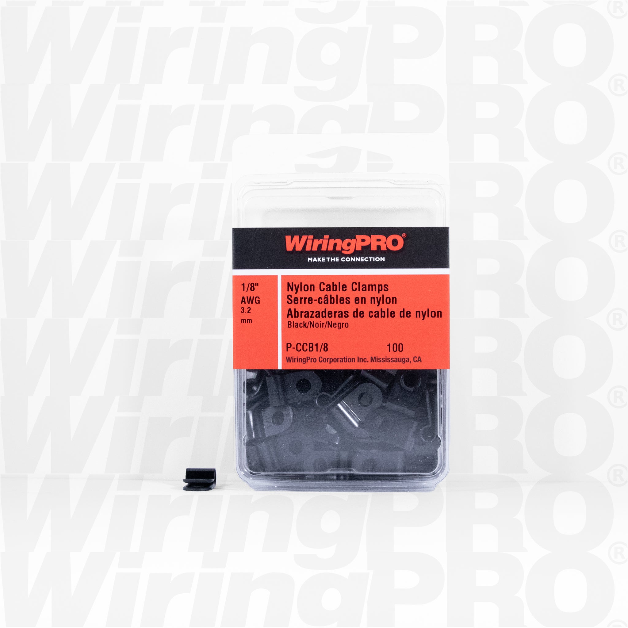 Nylon Cable Clamps - Black – WiringPRO