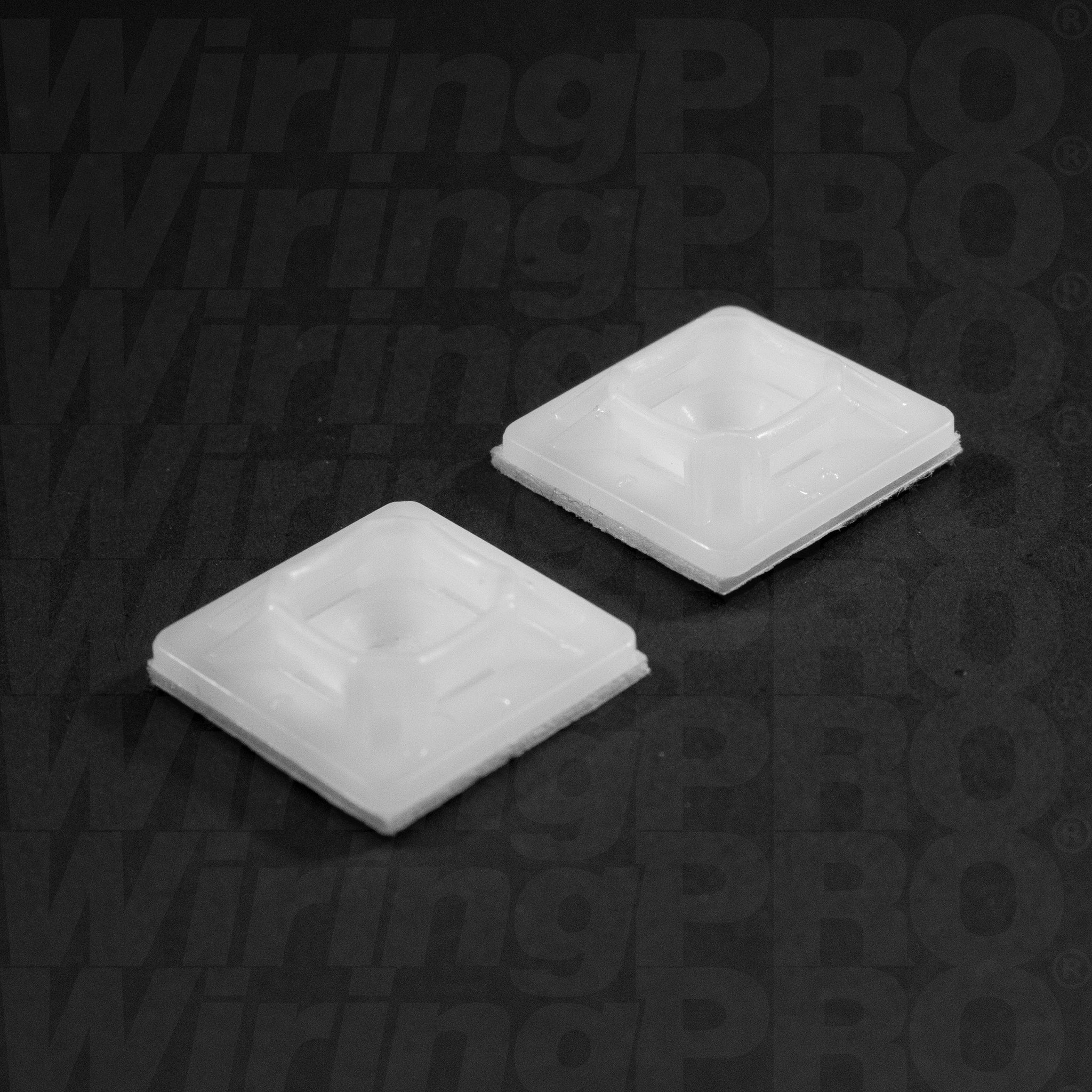 Cable Tie Mounting Bases - Natural – WiringPRO