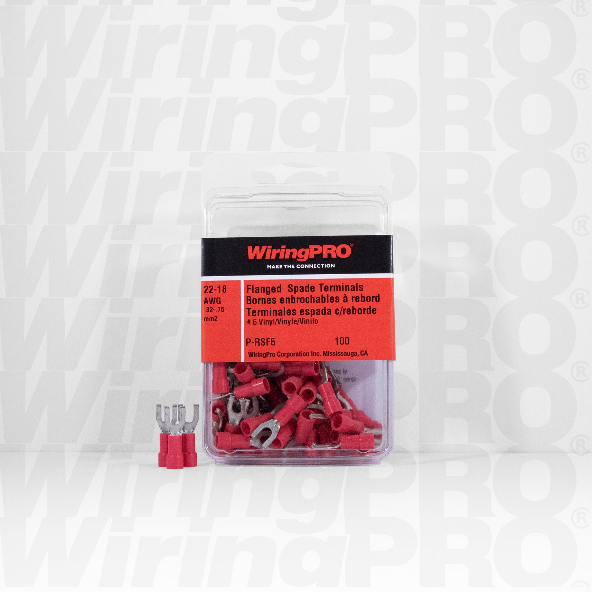 Flanged Block Spade - Vinyl Insulated – WiringPRO