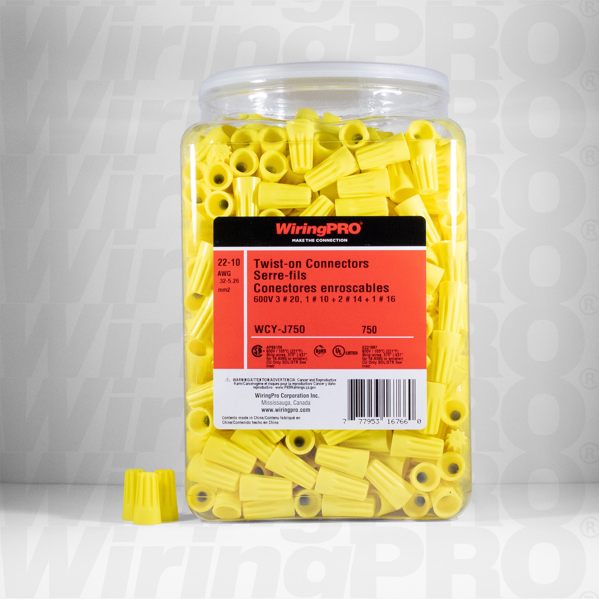 Yellow Twist-on Wire Connectors – WiringPRO