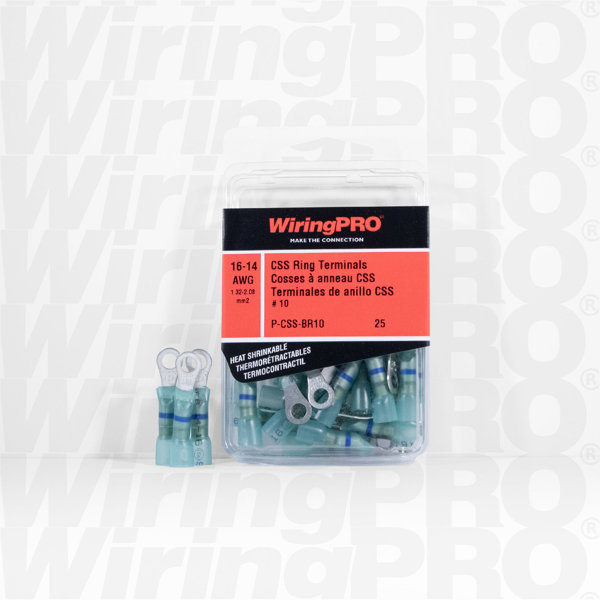 16-14 Ring Terminals - Crimp, Solder & Seal – WiringPRO