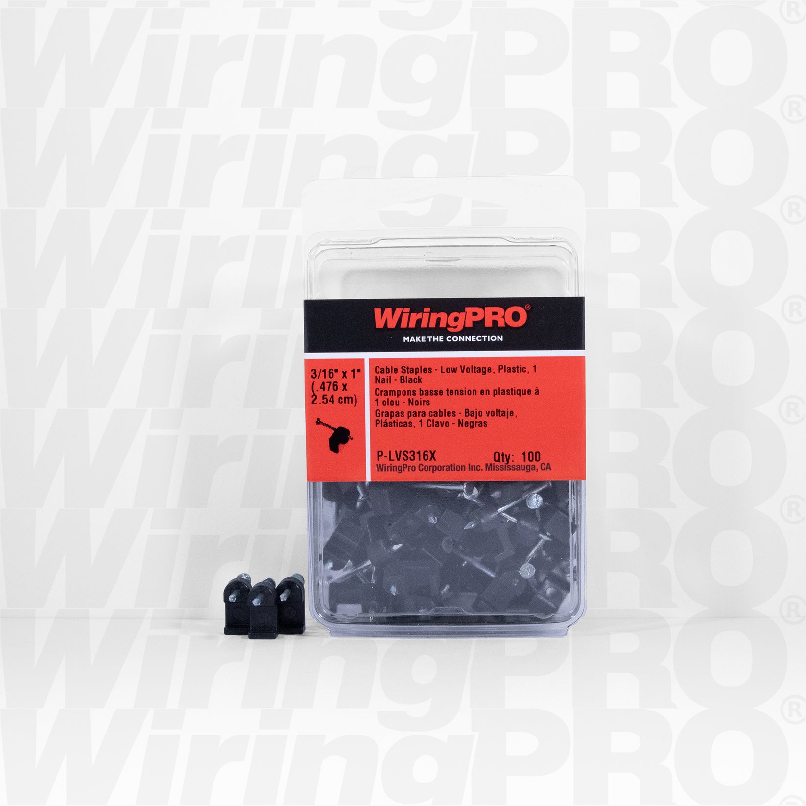 Low Voltage Plastic Single Staples – WiringPRO