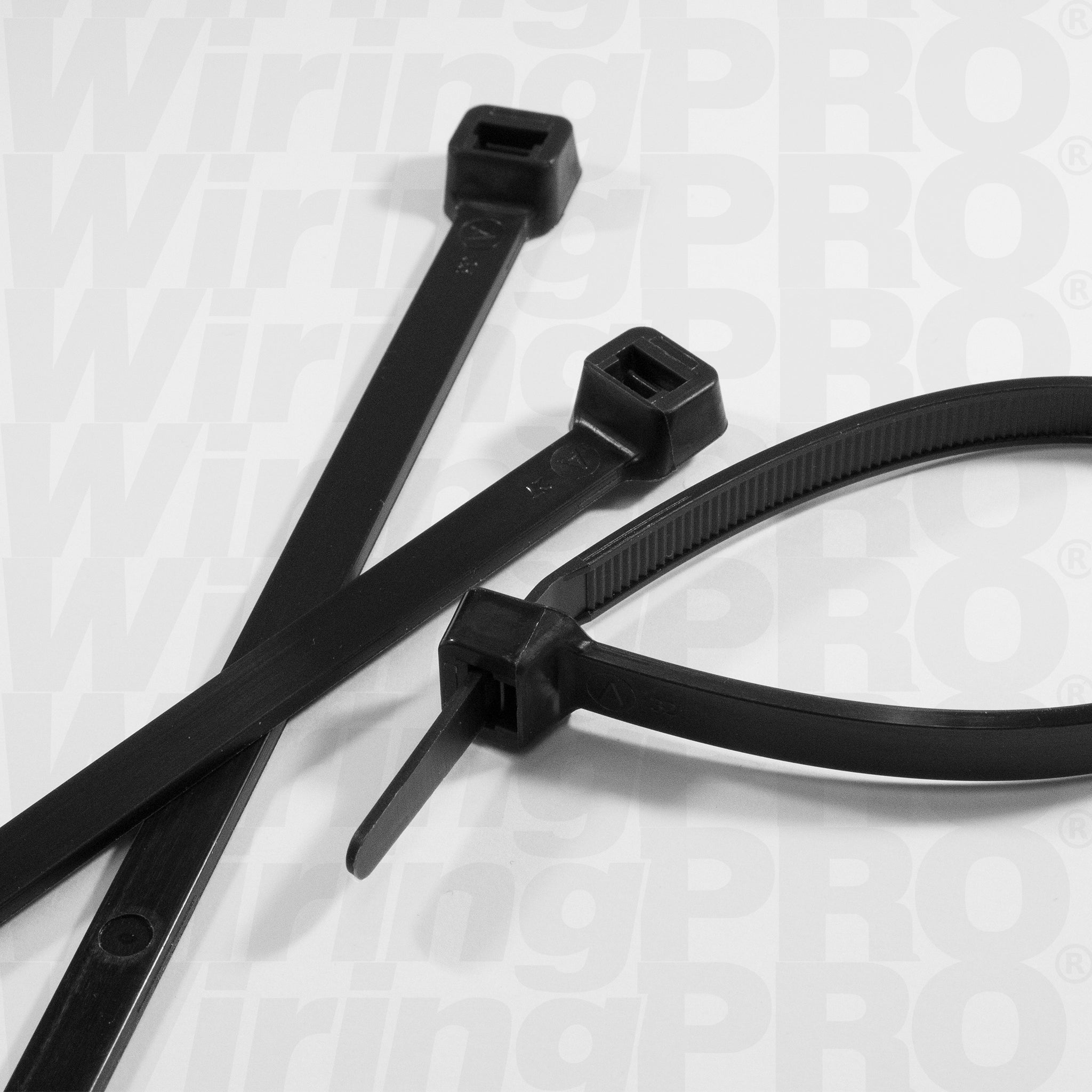 Cold Weather Cable Ties - UV Black Nylon – WiringPRO