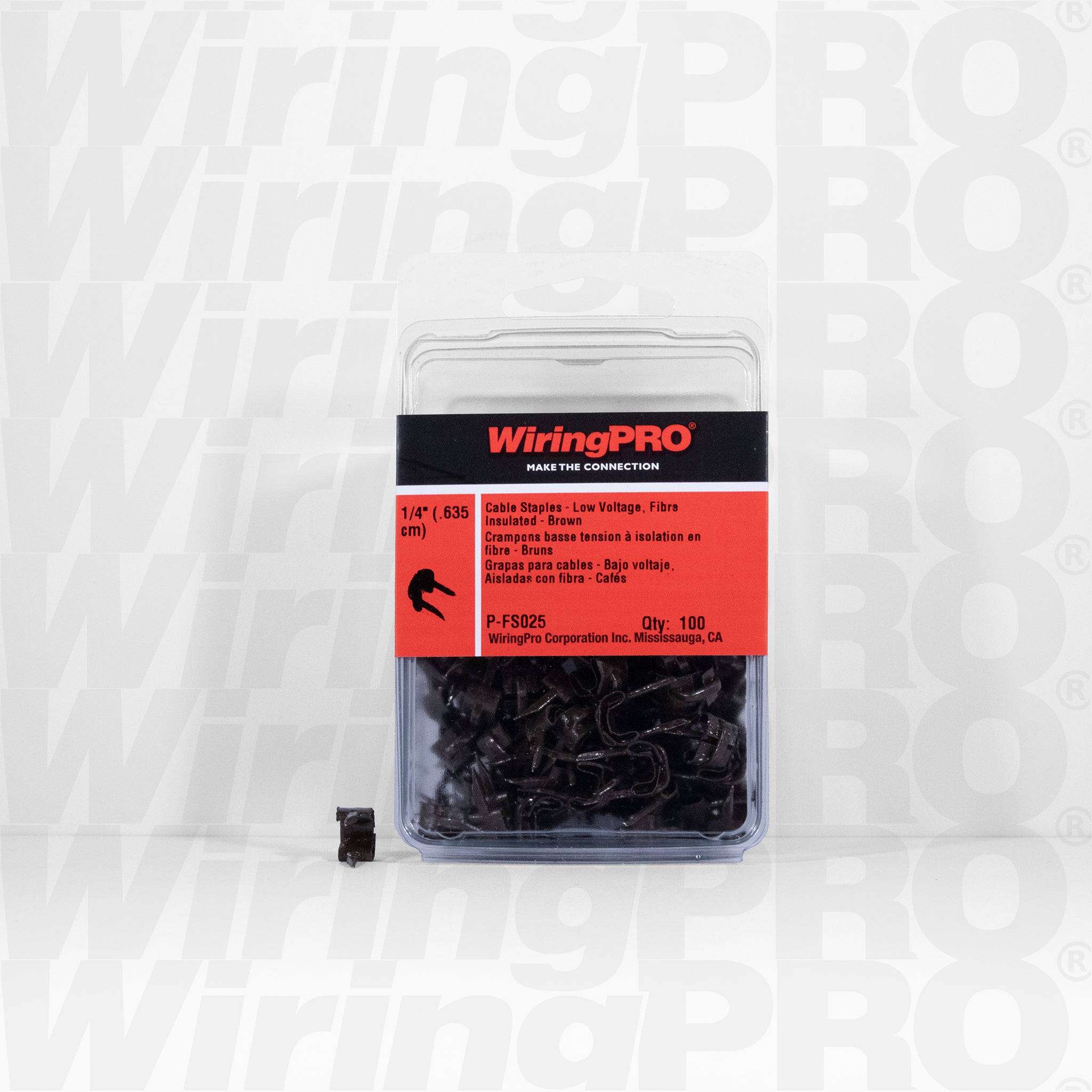 Fibre Insulated Staples – WiringPRO