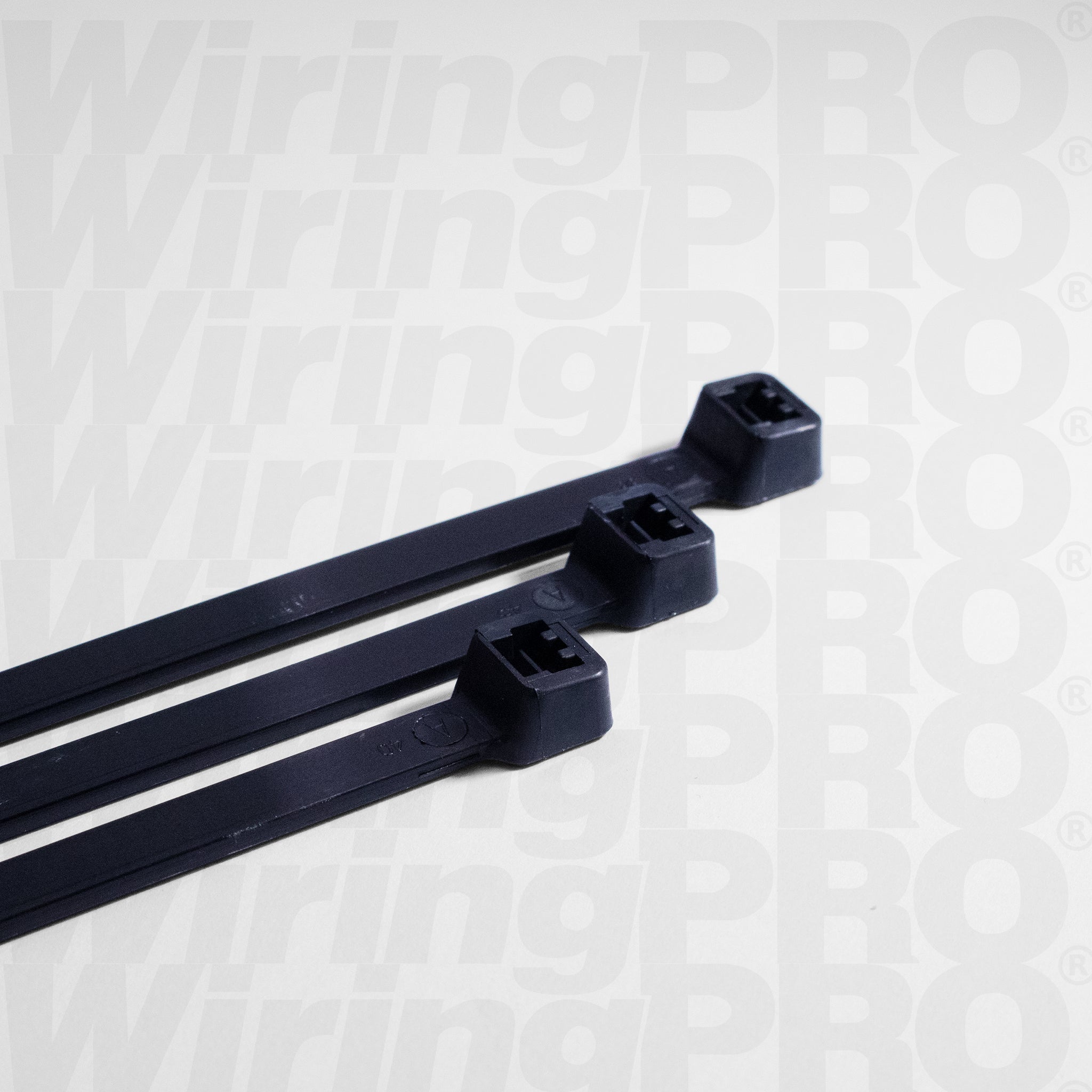 Heat Stabilized Cable Ties - UV Black Nylon – WiringPRO