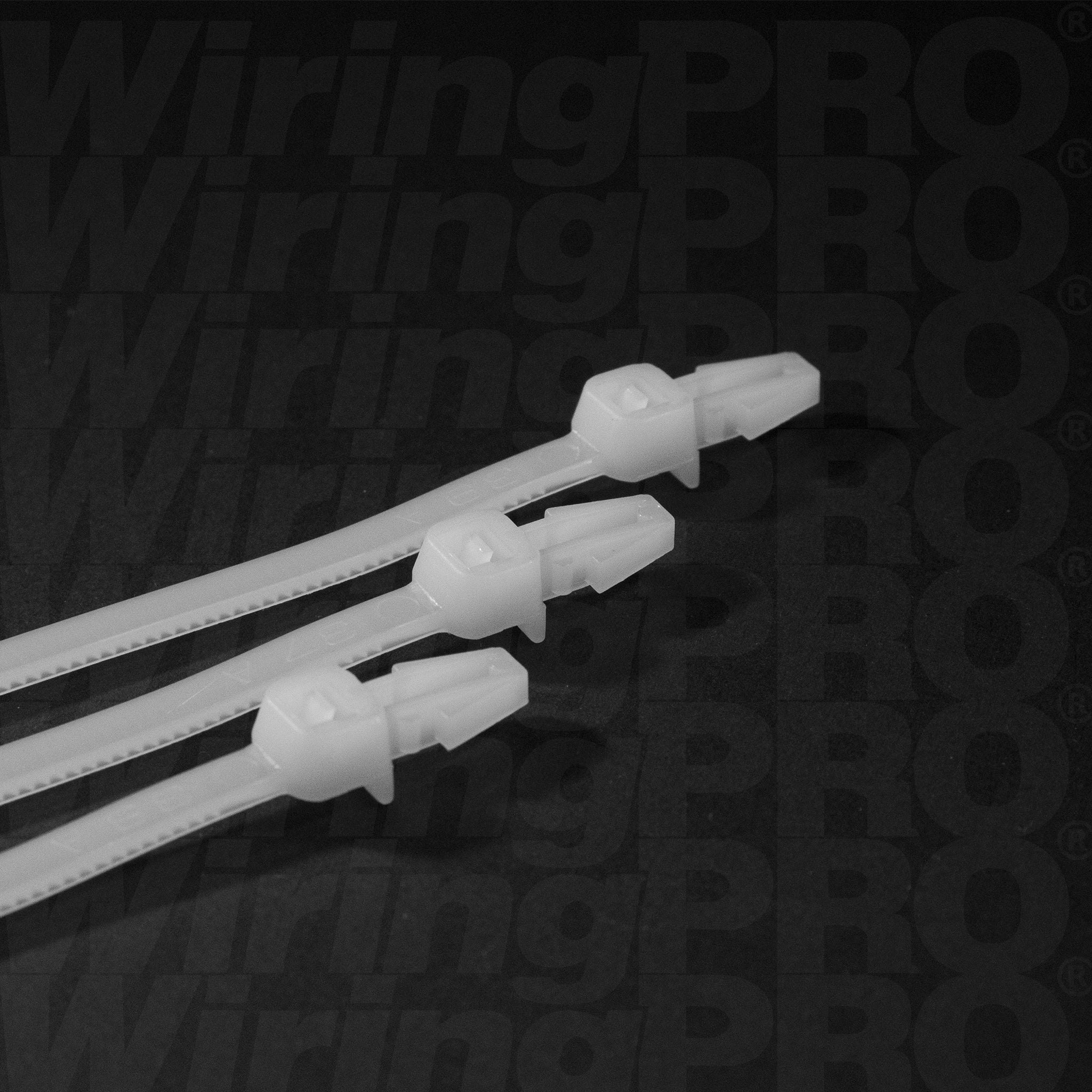 Push Mount Cable Ties- Natural Nylon – WiringPRO