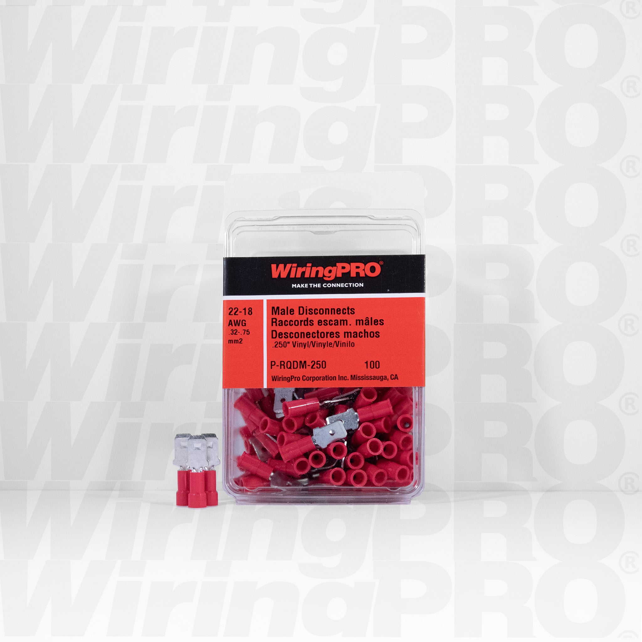 Male Quick Disconnects - Vinyl Insulated – WiringPRO